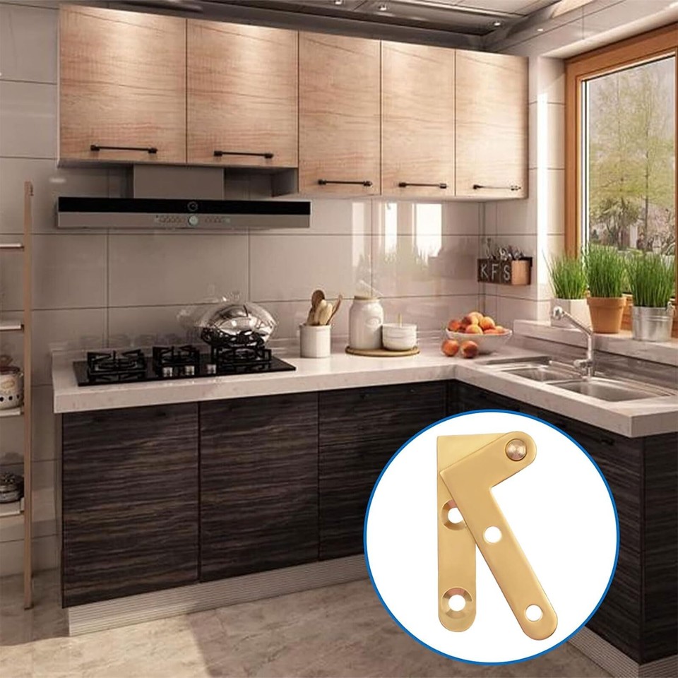 INCREWAY Rotatable Door Hinges 4Pcs 360 Degree Adjustable Pivot Hinge ...