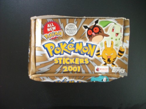 POKEMON STICKERS - LEERBOX EMPTY BOX - v 2001 v. MERLIN / TOPPS | eBay.de
