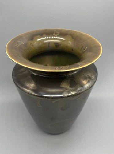 Vintage Studio Art Pottery Signed Stephen 7” Tall Textured Glaze ...