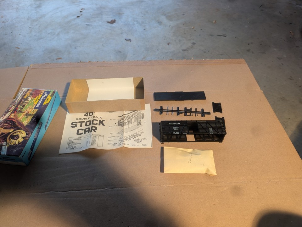 HO Athearn Blue Box 1777 40' Stock Box Car Rio Grande 64127 | eBay