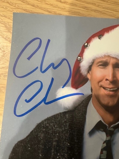 CHEVY CHASE CHRISTMAS VACATION SIGNED AUTO 8X10 PHOTO BECKETT BAS ...
