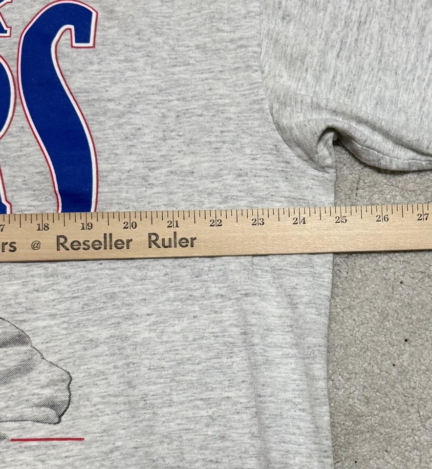 Vintage New York Rangers Shirt Mens Gray NHL Hockey 1994 Stanley Cup ...