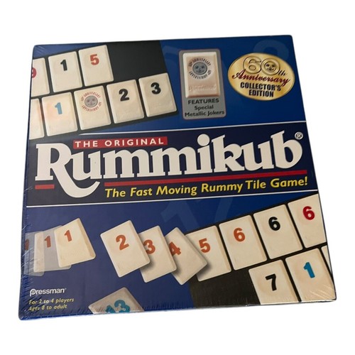 The Original Rummikub - Pressman - The Fast Moving Rummy Tile Game ...