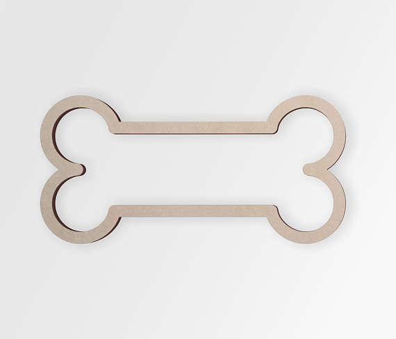 Wooden Dog Bone - Dog Bone Cut Out, Wall Art, Home Decor, Wall Hanging ...