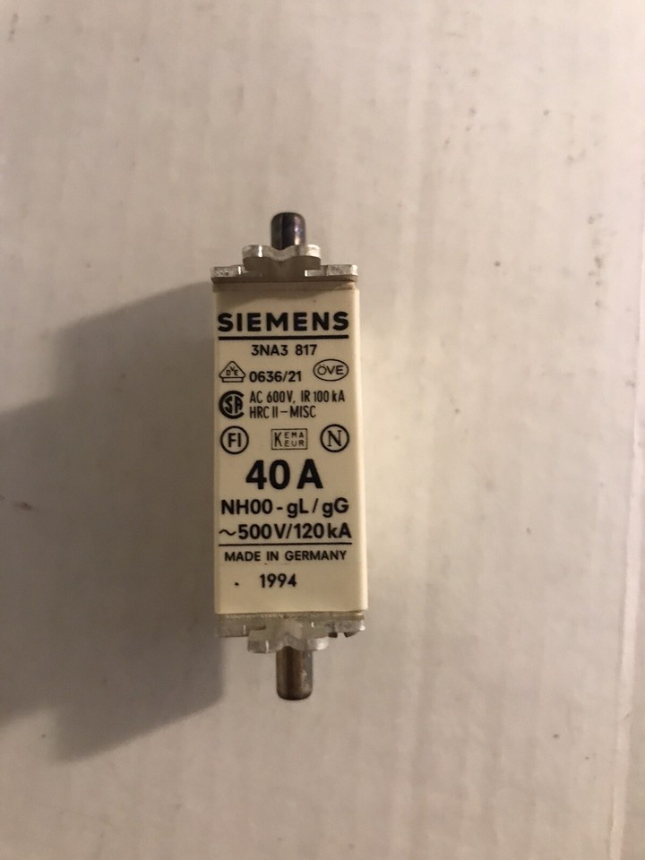NEW SIEMENS ( 3NA3 817 ) FUSE LINKS 3NA3817 | eBay