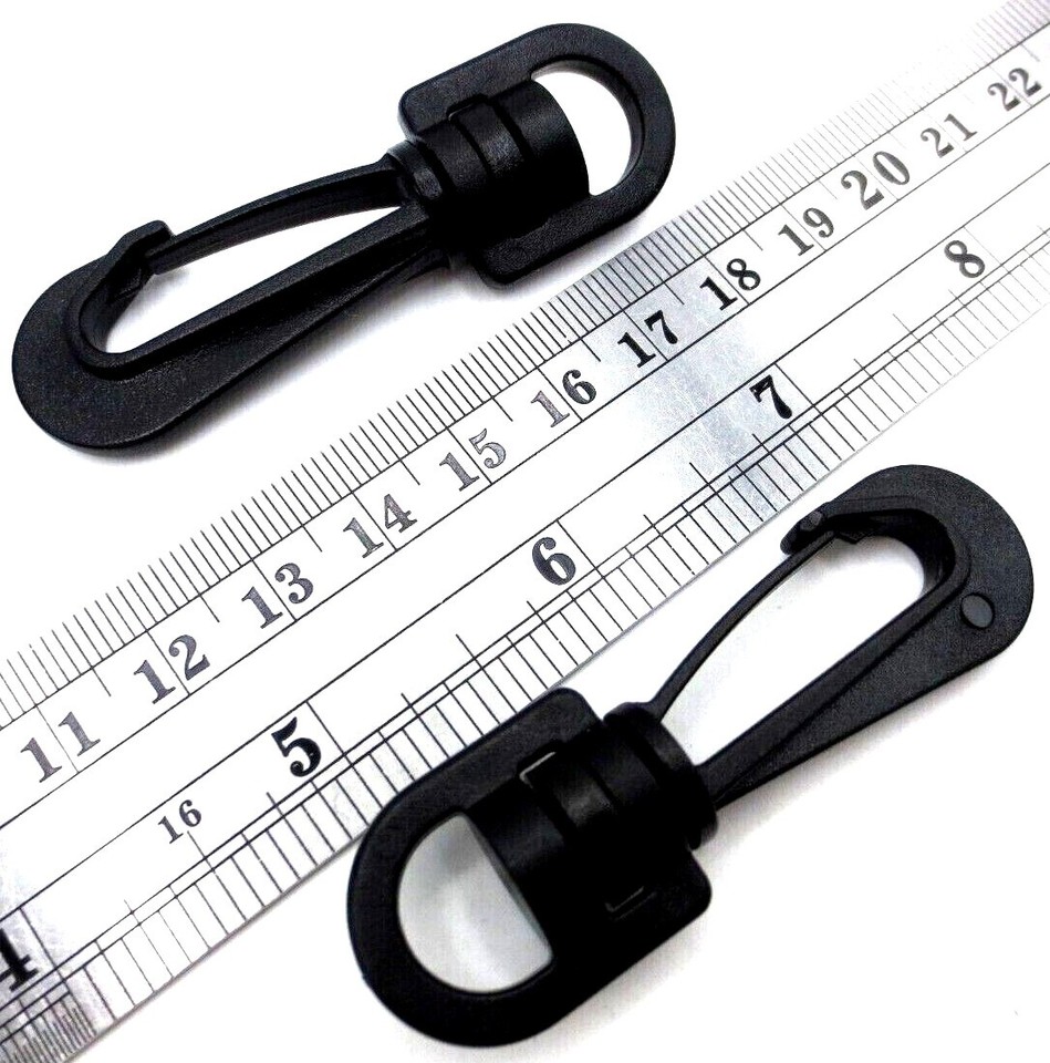 Swivel Clip fits 12mm 1/2" Cord String for Strap Pack Tent Vest DURABLE ...