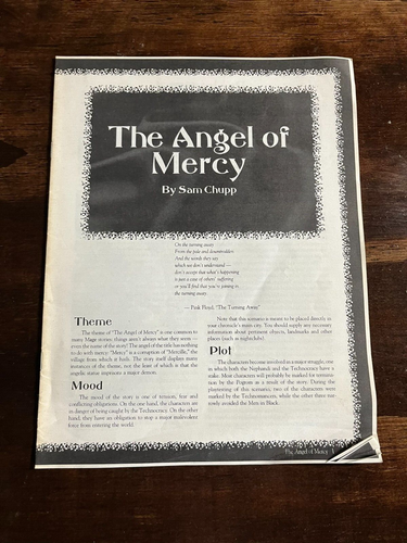 Mage THE ANGEL OF MERCY Sam Chupp Supplement | eBay