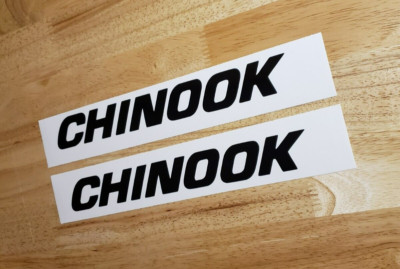 chinook rv camper Trailer Decals Stickers 16" Gloss black (2) Fast USA ...