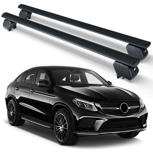 350LBS Roof Top Rack Bars Cargo Lockable&Adjustable For Mercedes Benz ...