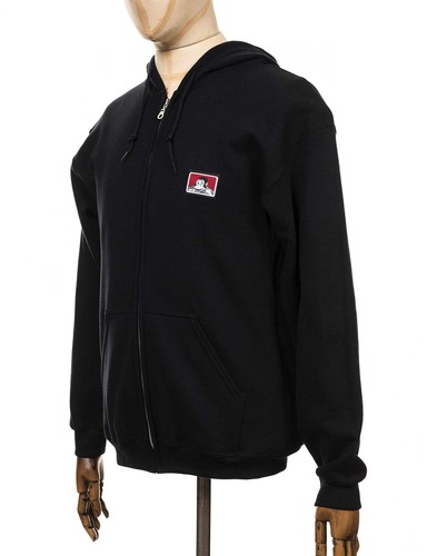 Ben Davis Men's Hoodie Full Zip Drawstring Regular Fit Tagless Hooded ...