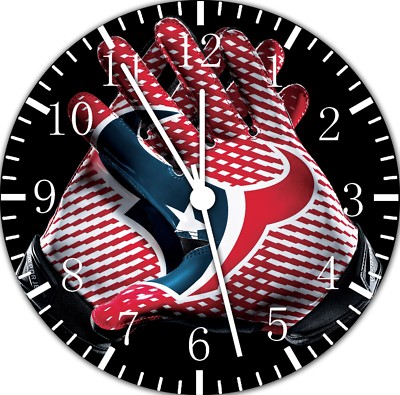 Houston Texans Frameless Borderless Wall Clock Nice For Gifts or Decor ...