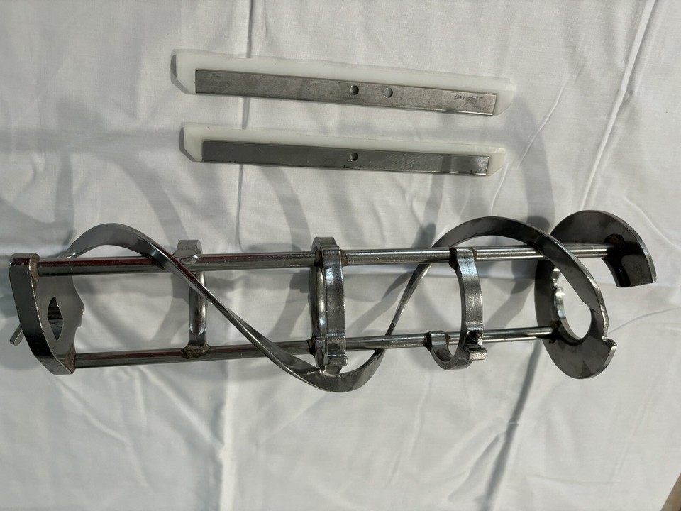 -TAYLOR SOFT SERVE ICE CREAM MIXER / AUGER X46233, And Blade Scraper X2 ...