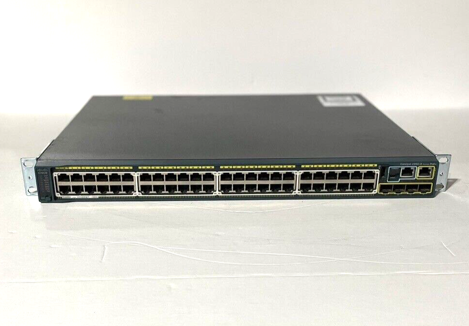 Cisco Catalyst 2960S 48-Port GbE PoE+ Network Switch w/ Stack WS-C2960S ...