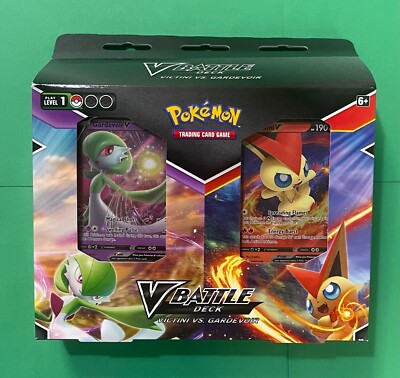 POKEMON TCG V BATTLE DECK VICTINI VS. GARDEVOIR (2 BATTLE DECKS & MORE ...