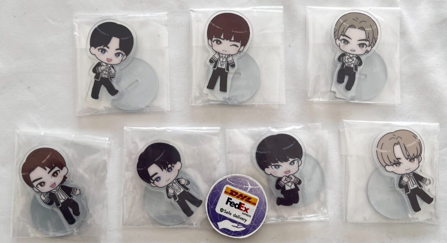 Enhypen Couple Toy Mini Acrylic Stand Complete Set 7 BANDAI NAMCO NEW ...