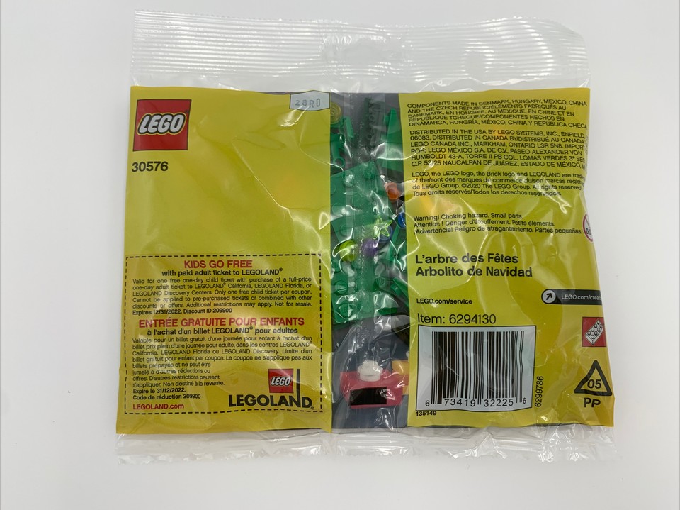 Lego Creator 30576 Holiday Tree Christmas Xmas 70 pcs New Poly Bag 🎄🎄🎄🎄 ...
