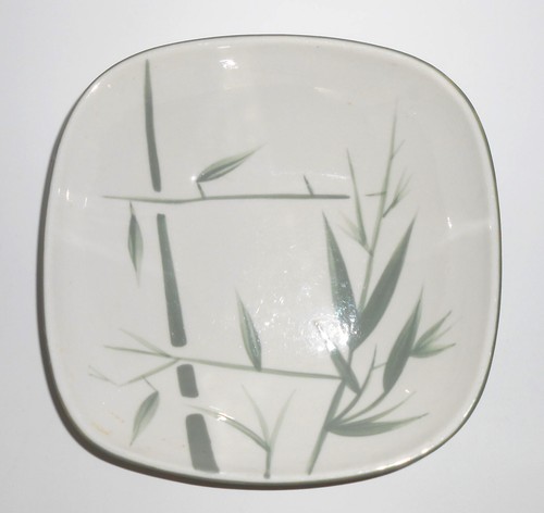 Winfield China Pottery Green Bamboo Square Vegetable Bowl | eBay