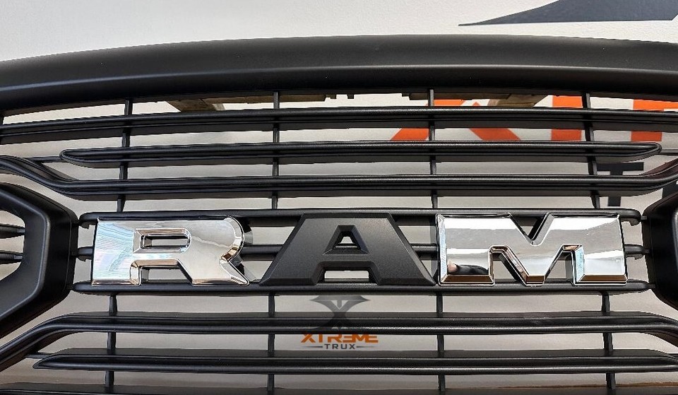 2010-2018 Dodge Ram 2500 3500 Matte Black Upper Grille For Dodge Ram ...