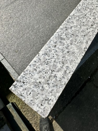 STUNNING SOLID SILVER GRANITE EDGING BOARDER , 1000x55x55 mm £10 | eBay UK
