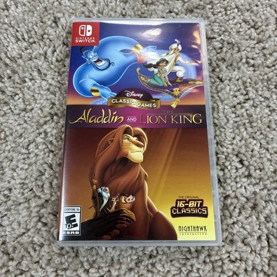 Disney Classic Games: Aladdin and the Lion - Nintendo Switch Case And ...