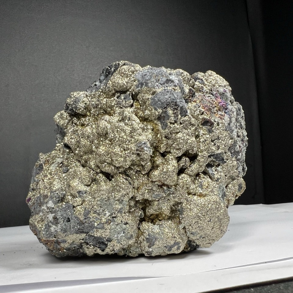 781Gr Rare Sparkling Pyrite Multicolor Peacock Sphalerite Specimen | eBay
