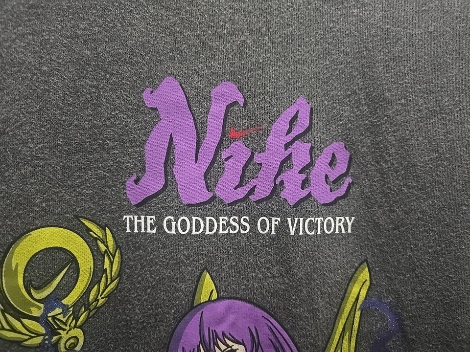 Nike The Goddess Of Victory Graphic Anime Girl Tee Shirt Mens Size ...