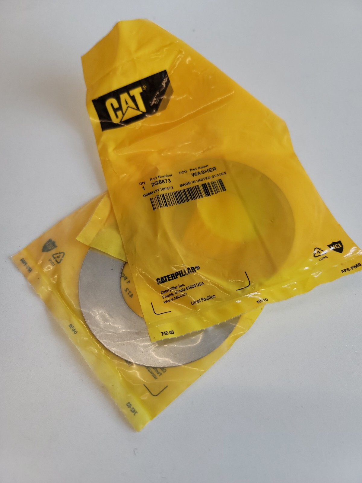 2G-5673 CAT Washer 2pk | eBay