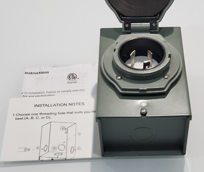 MICTUNING 30A 125V GENERATOR INLET BOX (MIC-PIB-508) 191301050808| eBay