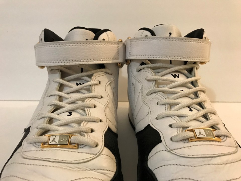 Jordan AJF 12 Retro 2008 Best Of Two Worlds White/Black/Taxi 317742-101 ...