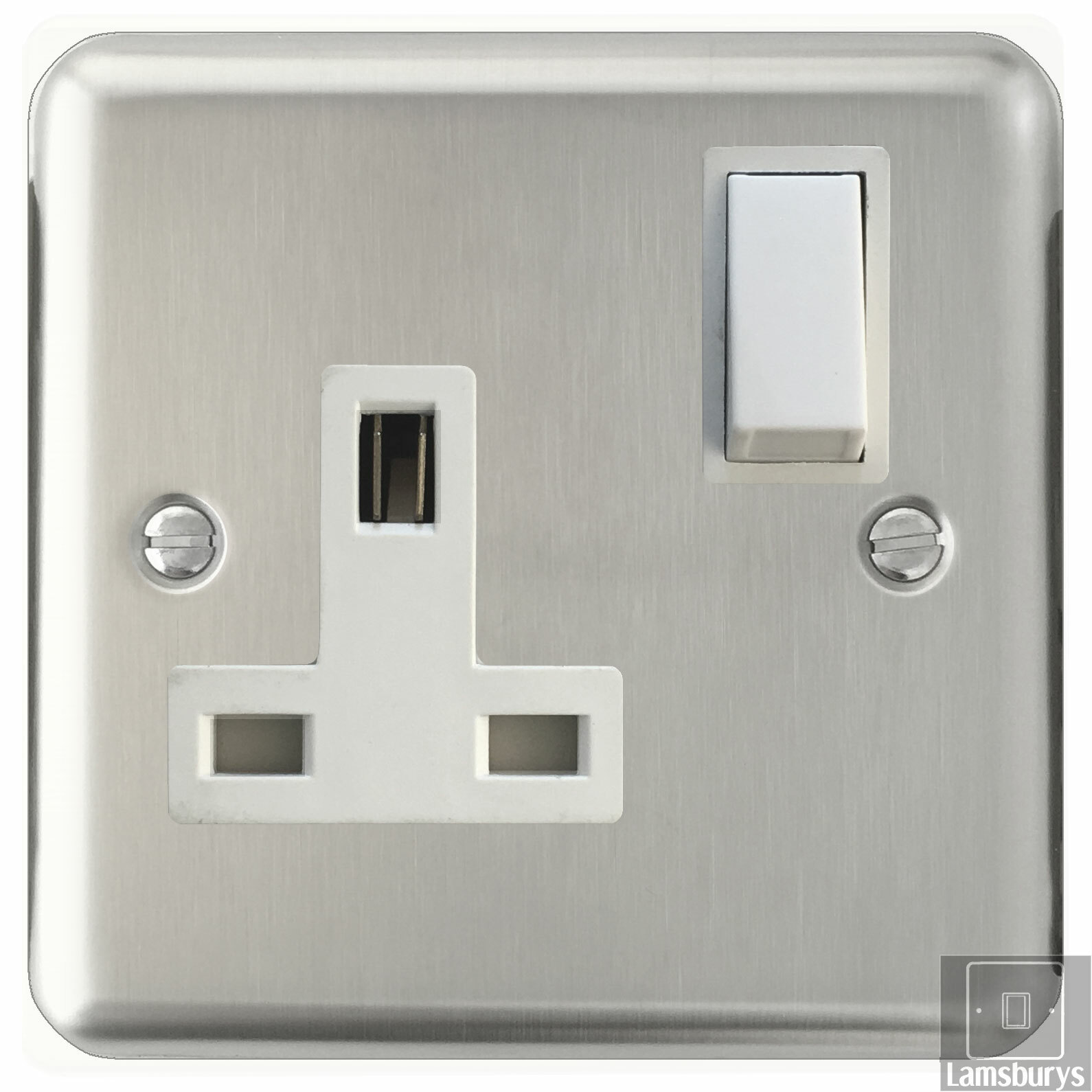 Volex Brushed Stainless Steel Light Switches and Electrical Sockets ...