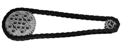 Lego Technic LBG Gear 40 Tooth (3649) with 50x Chain Link and Gear 16 ...