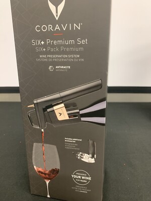 Coravin Six+ Premium Set Wine Preservation System With Accessories NIB | eBay