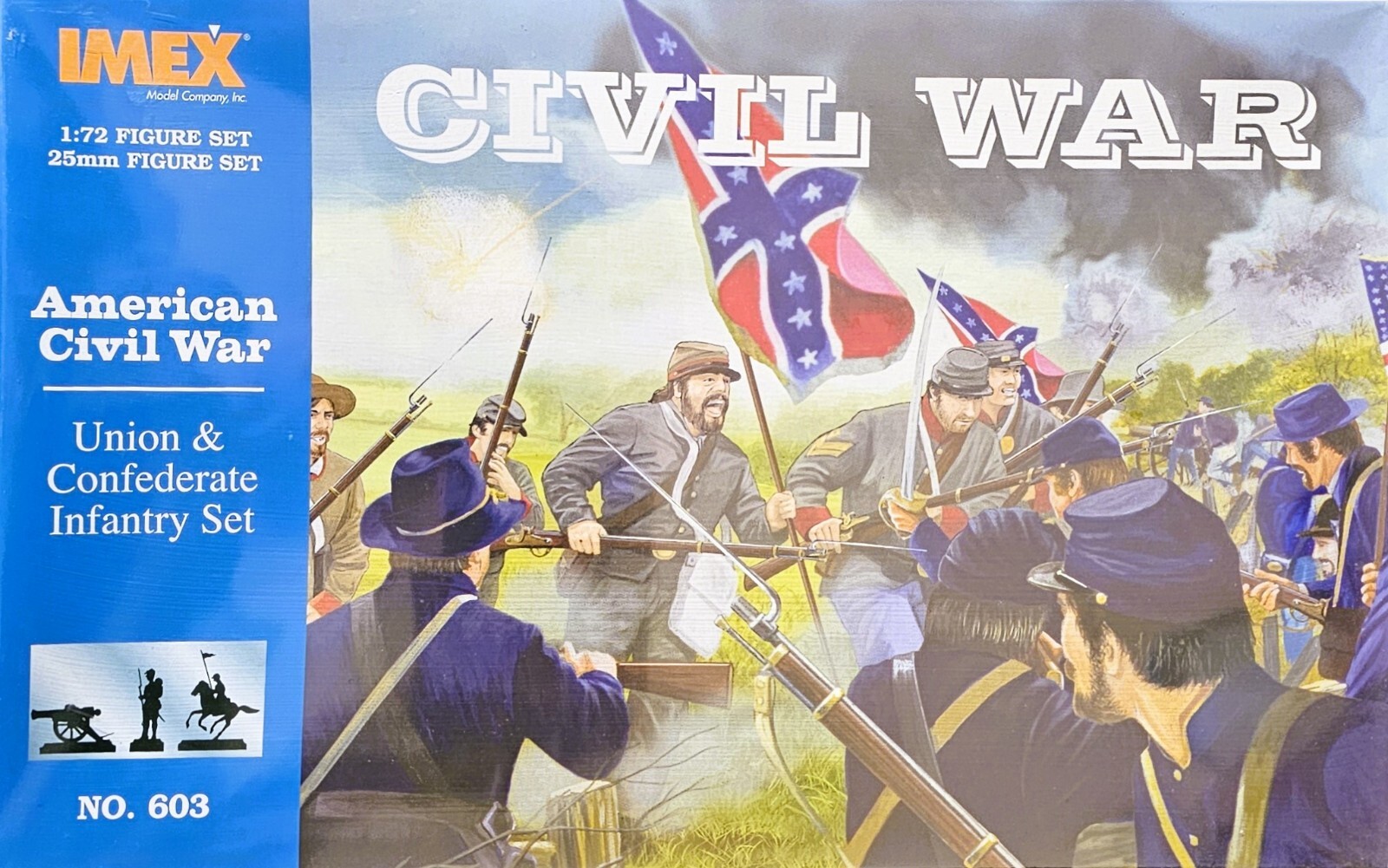 1/72 IMEX 603: Union & Confederate Infantry Set American Civil War | eBay