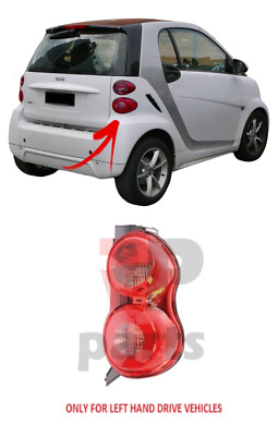FOR SMART FORTWO 2007-2014 NEW REAR TAIL LIGHT LAMP RIGHT O/S LHD ...