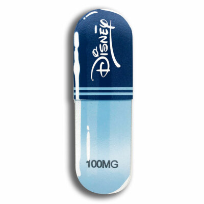 Denial Designer Drug Disney Pill Wood Wall Decor Walt Pop Art Street ...