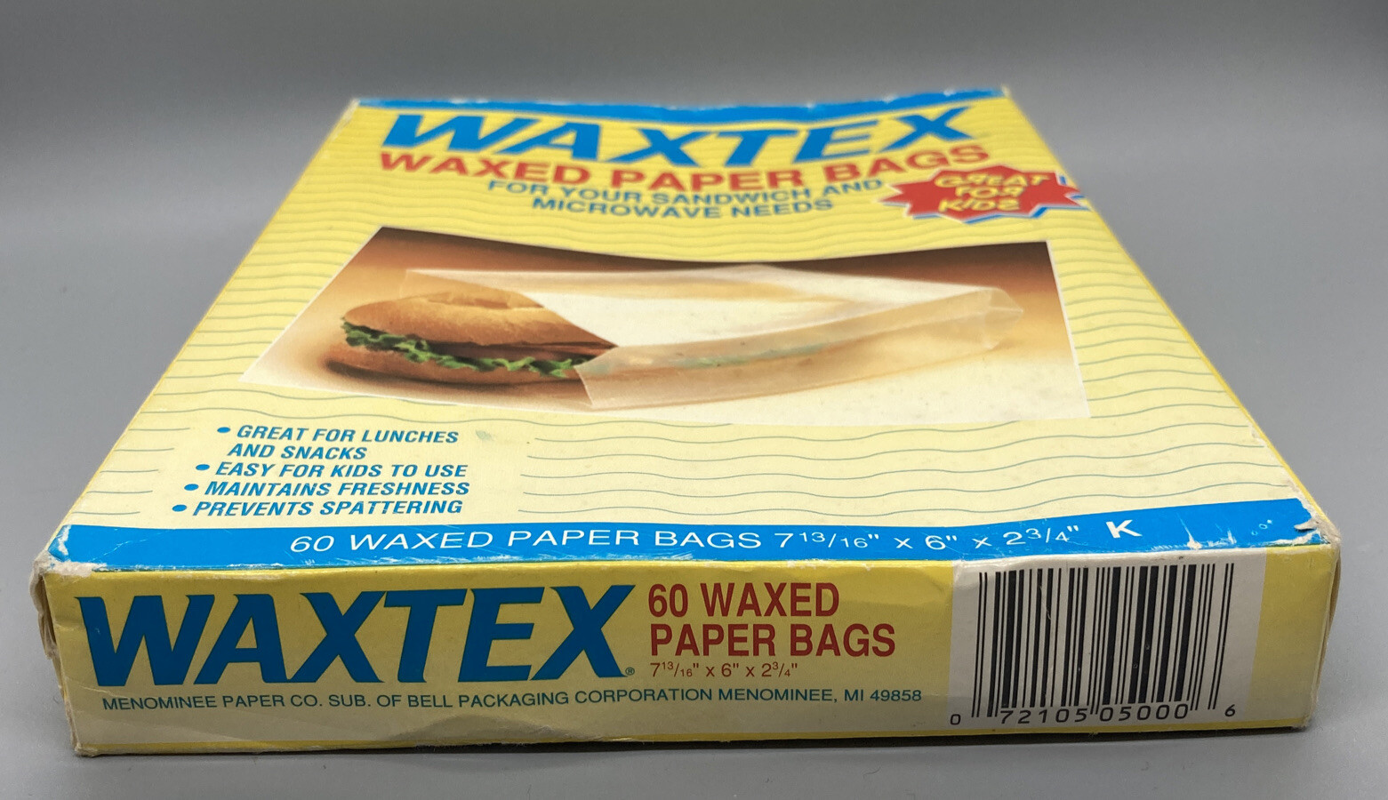 Waxtex+Waxed+Paper+Bags+for+Microwave+Sandwich+Pizza+Snacks+%26+More+60 ...