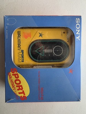 Sony Walkman Sports Stereo Cassette Player WM-45 in Box Vintage 80s ...