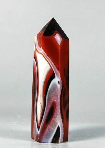 Beautiful Natural Madagascar Banded Agate Tower Point Crystal Reiki ...