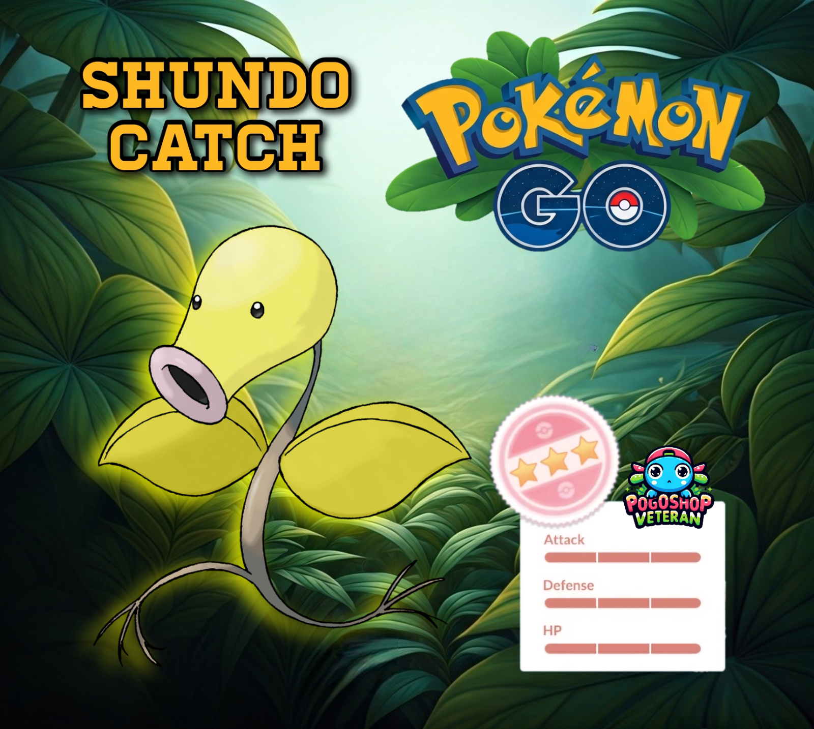 Pokémon | Bellsprout Shundo (Shiny 100 IV) Catch | eBay