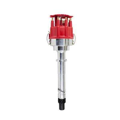 TSP JM6601R; Pro Billet Distributor, Red, Mechanical Adv for SBC, BBC ...