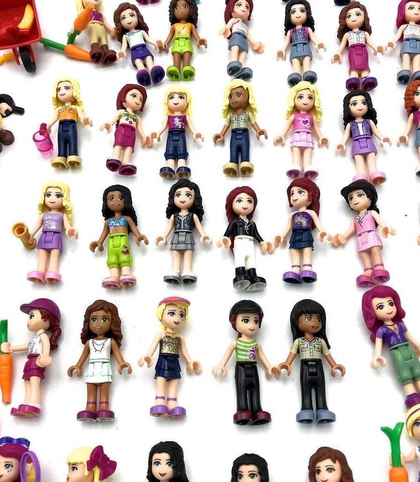LEGO FRIENDS MINIFIGURES W/ HAIR CUTE GIRL FEMALE RANDOM FIGS $2.25 PER ...