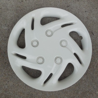14" Hubcap Wheel Cover 1995-2000 Dodge Breeze Stratus white 5 spoke 14 ...
