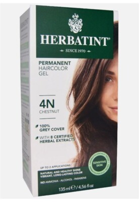 Herbatint Permanent Herbal Hair Color Gel 4N Chestnut 4.56 Ounce | eBay