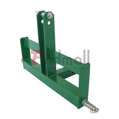 3 Point 2" Receiver Hitch Drawbar W/Suitcase Weight Brackets for CAT 1 ...