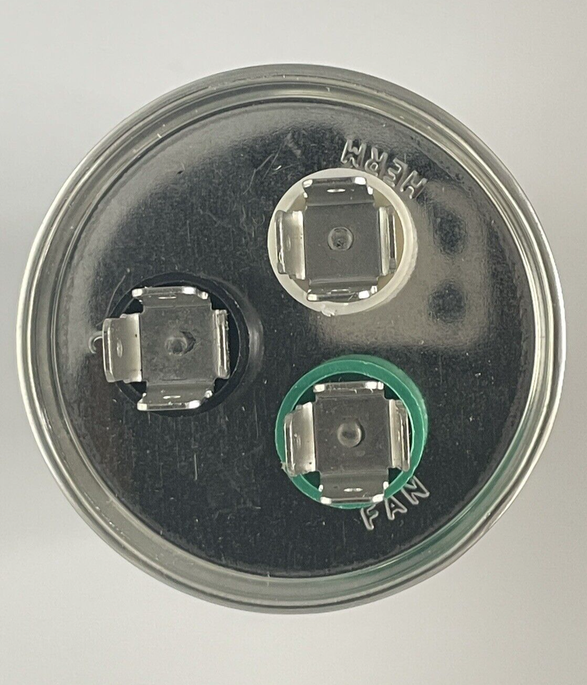 45/5 MFD 240V/660V Dual Run Round Start AC Compressor Capacitor Cool ...