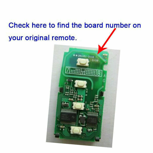 for Toyota Tacoma 2015-2020 Smart Key Keyless Remote Fob HYQ14FBA 2110 ...