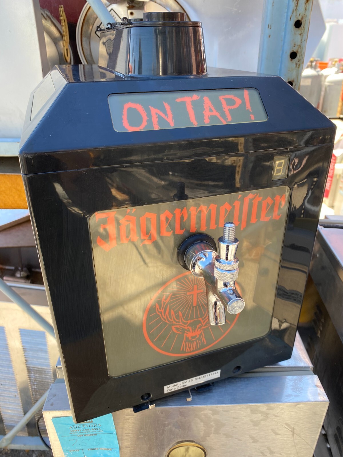 Used -Jagermeister Tap Machine JEMUS Model 3 Bottle Shot Dispenser ...