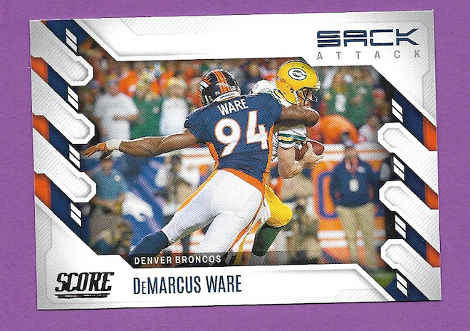 DEMARCUS WARE - 2022 Score Sack Attack #SA-DW - Denver Broncos | eBay