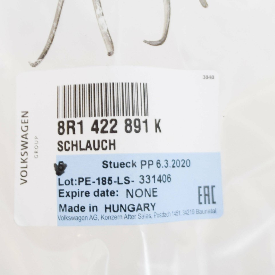 NEW AUDI A4 B8 POWER STEERING RETURN HOSE LHD 8R1422891K OEM NO DUTY TO ...