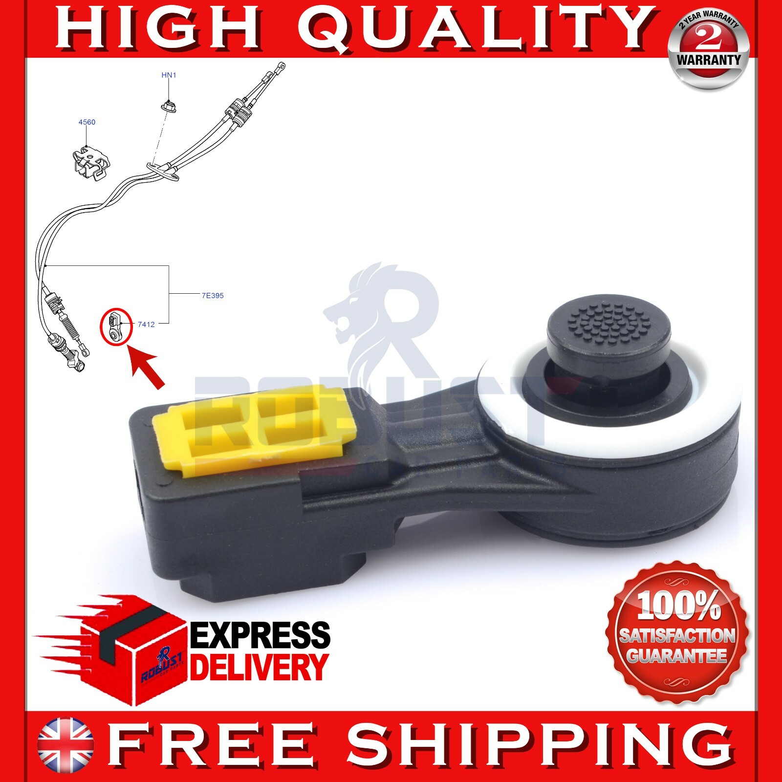 MANUAL TRANSMISSION GEAR CABLE COLLET FOR FORD FOCUS FIESTA FUSION C ...